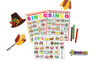 Thanksgiving BINGO - Superstar Worksheets
