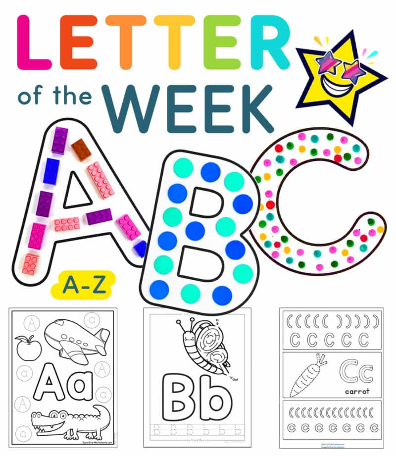 Letter of the Week - Superstar Worksheets