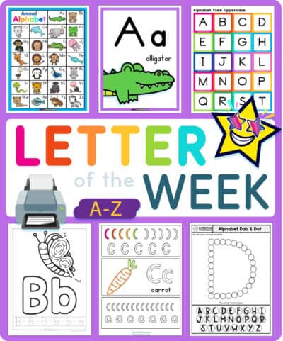 Letter of the Week - Superstar Worksheets