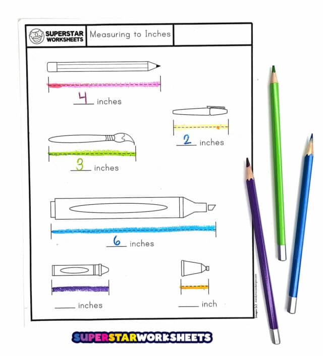 Kindergarten Measurement Worksheets - Superstar Worksheets