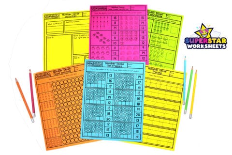 Number Sense Worksheets - Superstar Worksheets