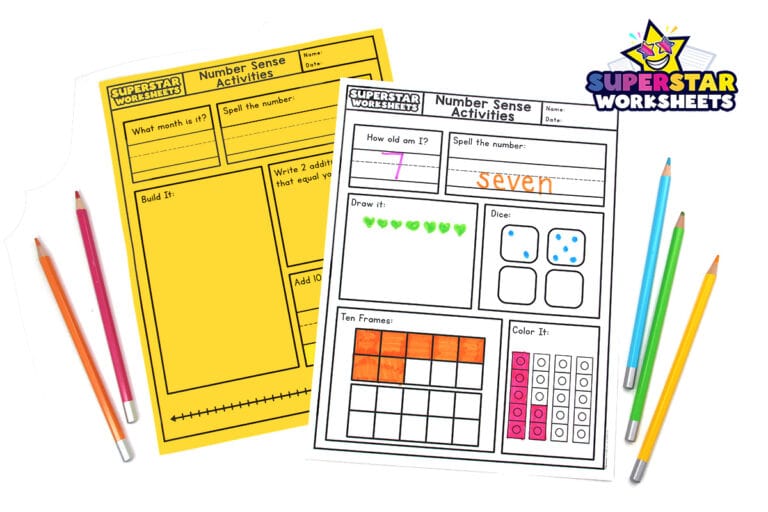 Number Sense Worksheets - Superstar Worksheets