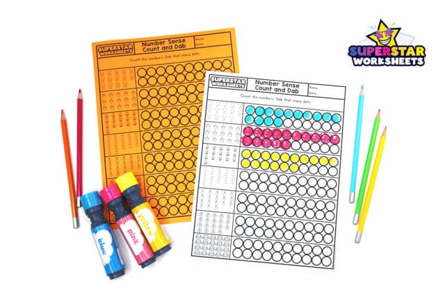 Number Sense Worksheets - Superstar Worksheets