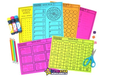 Spanish Alphabet Worksheets - Superstar Worksheets