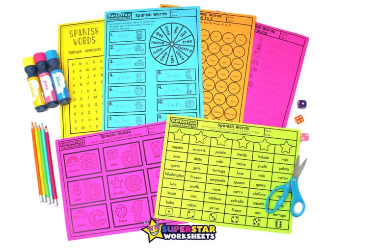 Spanish Alphabet Worksheets - Superstar Worksheets