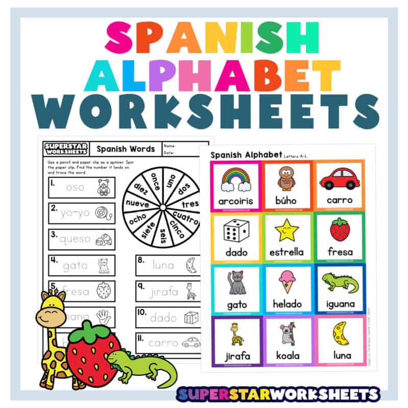 Spanish Alphabet Worksheets - Superstar Worksheets