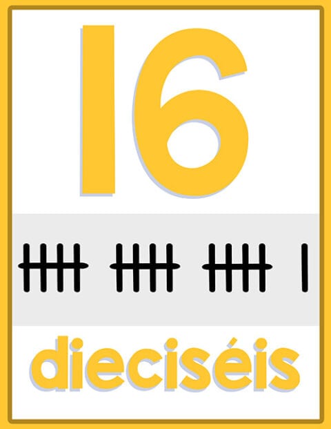 Spanish Numbers - Superstar Worksheets