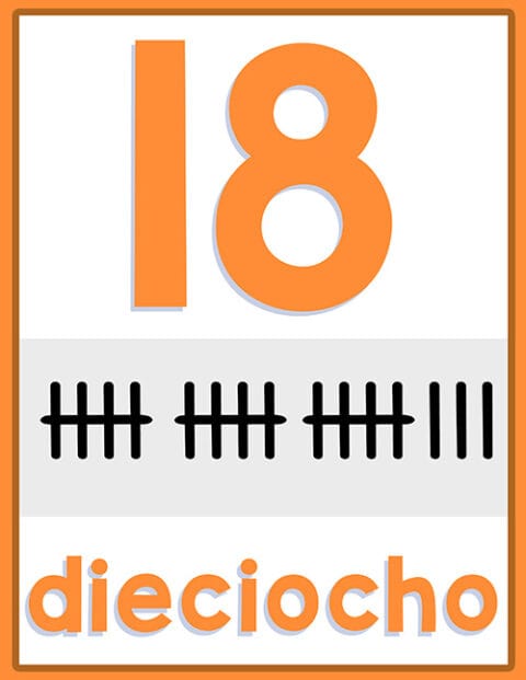 Spanish Numbers - Superstar Worksheets