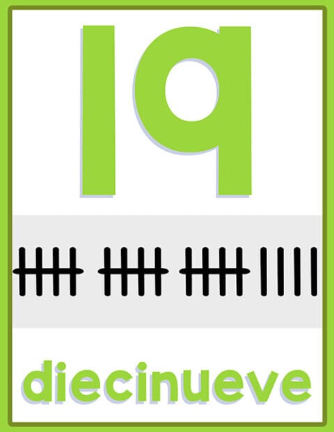 Spanish Numbers - Superstar Worksheets