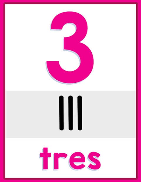 Spanish Numbers - Superstar Worksheets