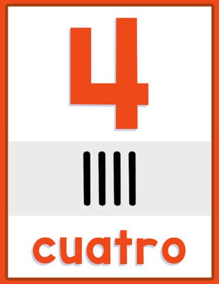 Spanish Numbers - Superstar Worksheets