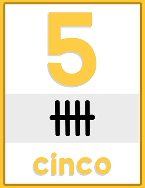 Spanish Numbers - Superstar Worksheets