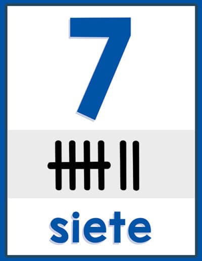 Spanish Numbers - Superstar Worksheets