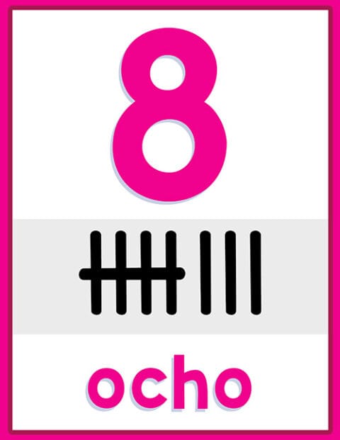 Spanish Numbers - Superstar Worksheets