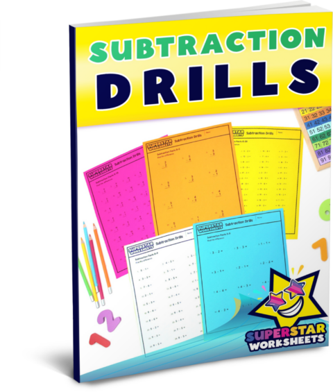 Subtraction Drills - Superstar Worksheets