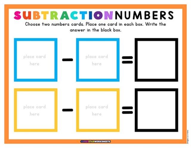 Number Sense Activities - Superstar Worksheets