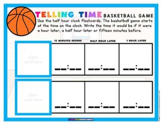 Telling Time Games - Superstar Worksheets