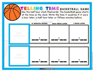 Telling Time Games - Superstar Worksheets