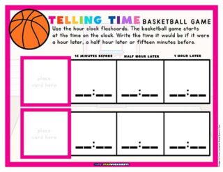 Telling Time Games - Superstar Worksheets