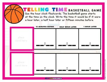 Telling Time Games - Superstar Worksheets