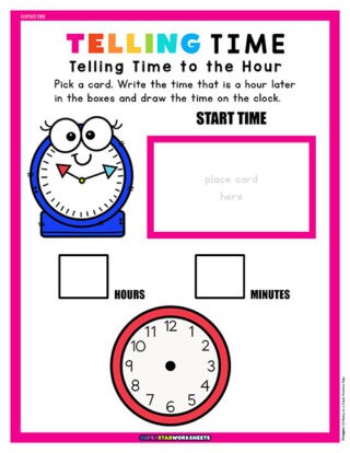 Telling Time Games - Superstar Worksheets