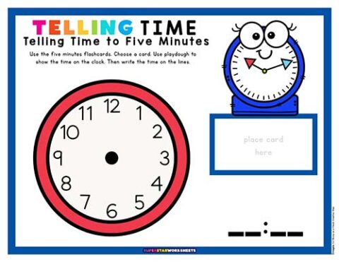 Telling Time Games - Superstar Worksheets