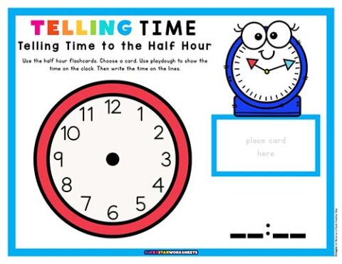 Telling Time Games - Superstar Worksheets