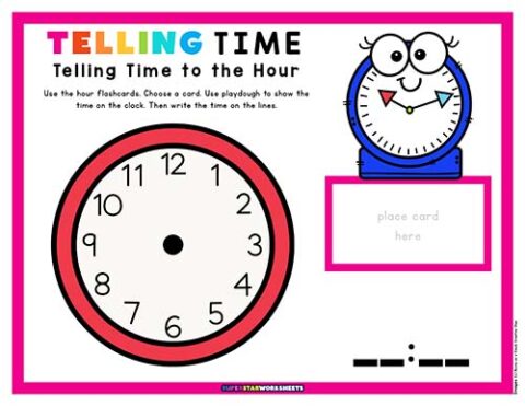 Telling Time Games - Superstar Worksheets