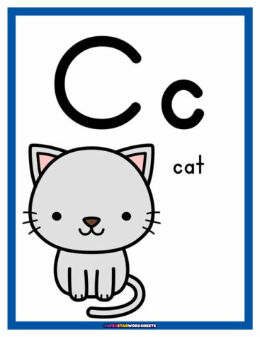 Alphabet Posters - Superstar Worksheets