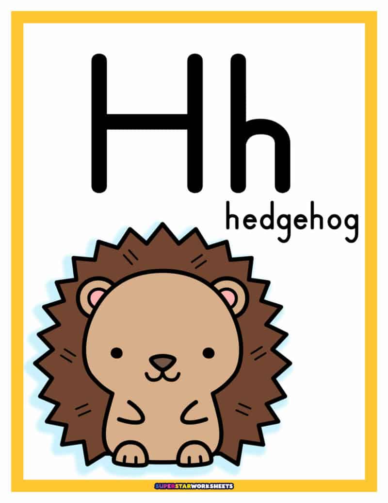 Alphabet Posters - Superstar Worksheets