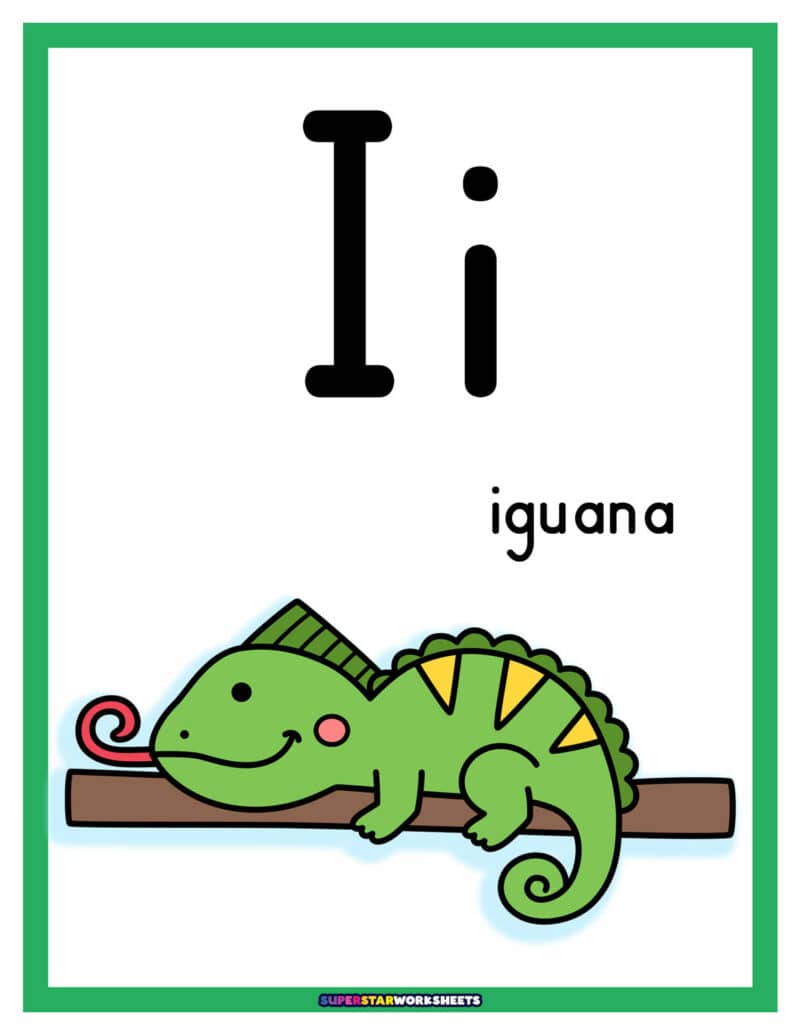 Alphabet Posters - Superstar Worksheets