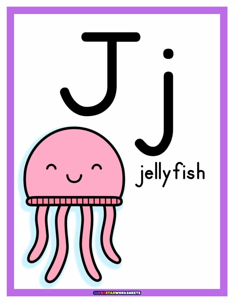 Alphabet Posters - Superstar Worksheets