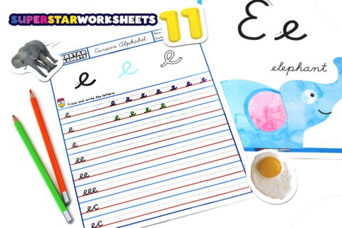 Cursive Handwriting - Superstar Worksheets
