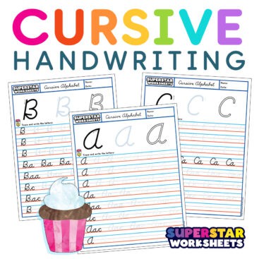 Cursive Handwriting - Superstar Worksheets