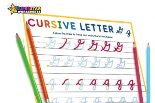 Cursive G - Superstar Worksheets