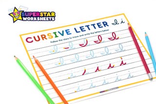 Cursive I - Superstar Worksheets
