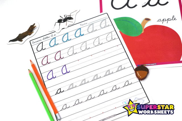 Cursive Writing Practice Worksheets - Superstar Worksheets