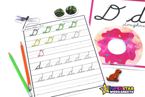 Cursive Writing Practice Worksheets - Superstar Worksheets