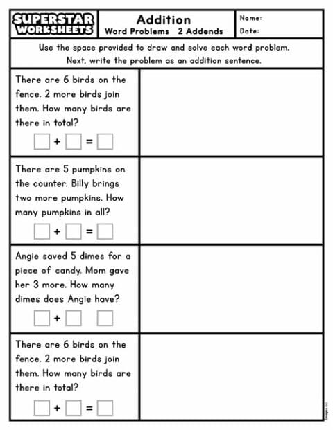 First Grade Subtraction Worksheets - Superstar Worksheets