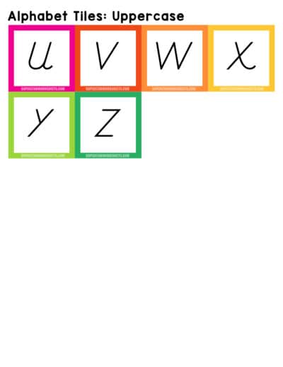 Alphabet Flashcards - Superstar Worksheets