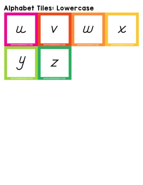Alphabet Flashcards - Superstar Worksheets
