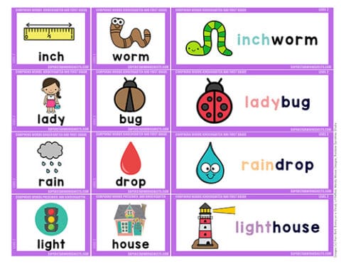 Compound Word Flashcards - Superstar Worksheets