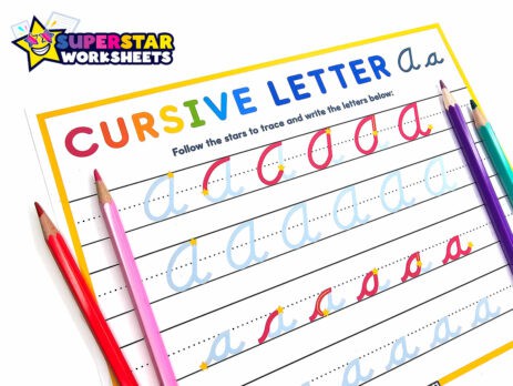 Cursive Writing - Superstar Worksheets