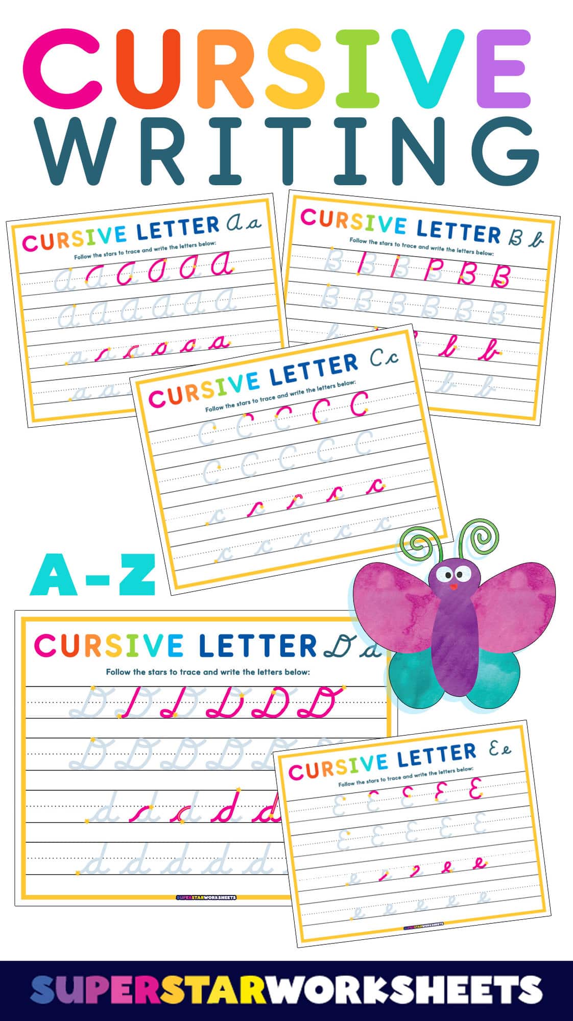 Cursive Writing - Superstar Worksheets