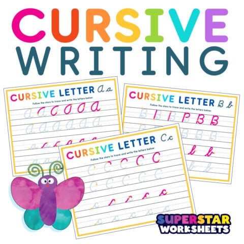 Cursive Writing - Superstar Worksheets