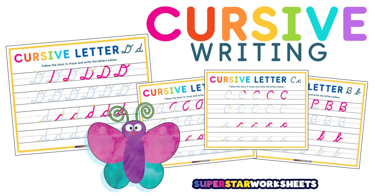 Cursive Writing - Superstar Worksheets