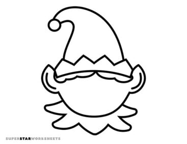 Elf Template - Superstar Worksheets