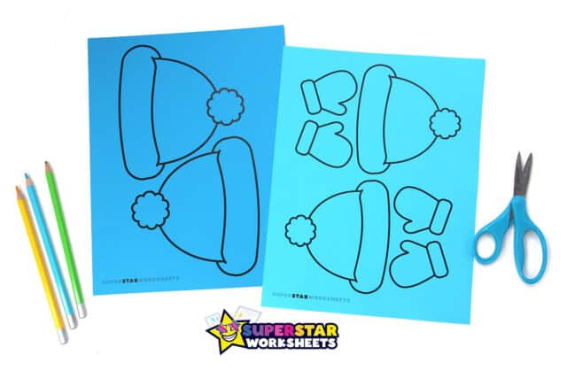 Winter Hat Template (Free Printables) - Superstar Worksheets