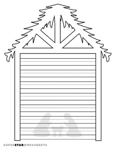 Nativity Template (Free Printables) - Superstar Worksheets