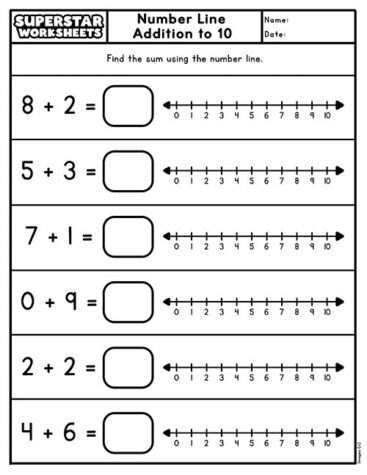 First Grade Addition Worksheets - Superstar Worksheets